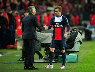 David Beckham in tears as career closes for Paris Saint-Germain | World ...